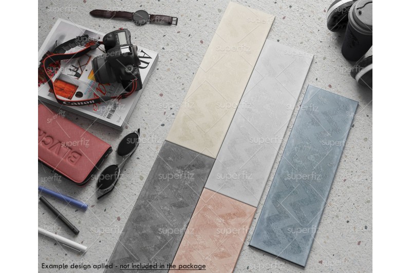 Parquet Ceramic Tile Mockup